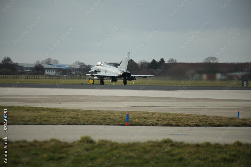 Eurofighter Typhoon, British Military Multirole fighter aircraft Stock ...