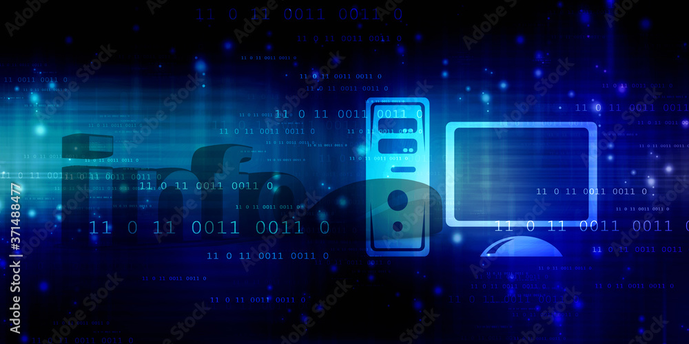 Digital Abstract technology background,2d illustration Stock ...