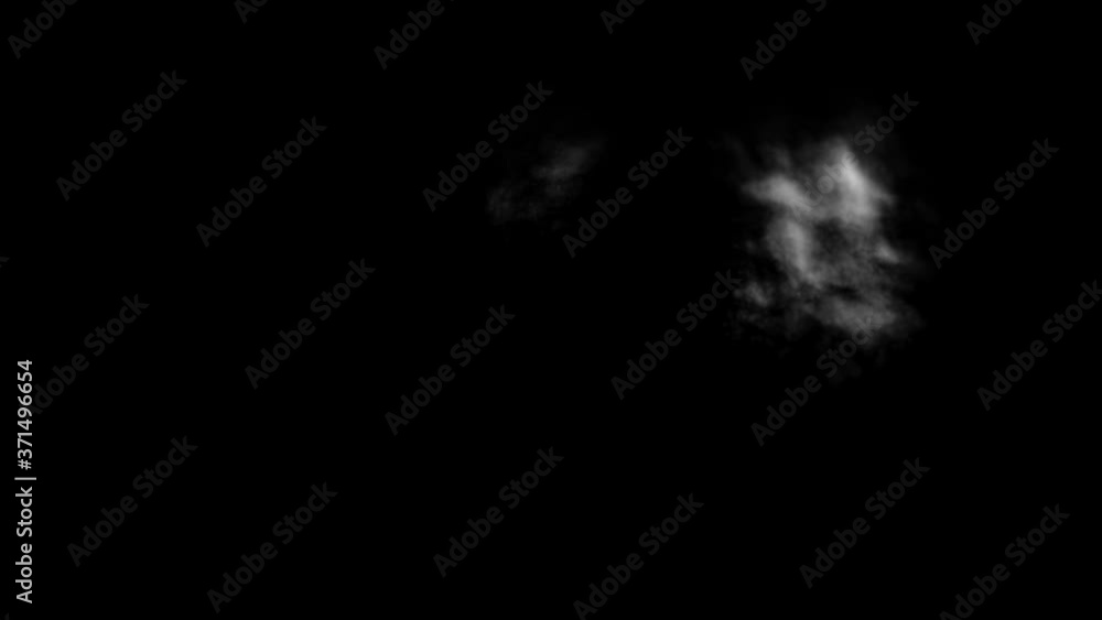 Set of realistic smoke or steam animation. White smoke collection ...