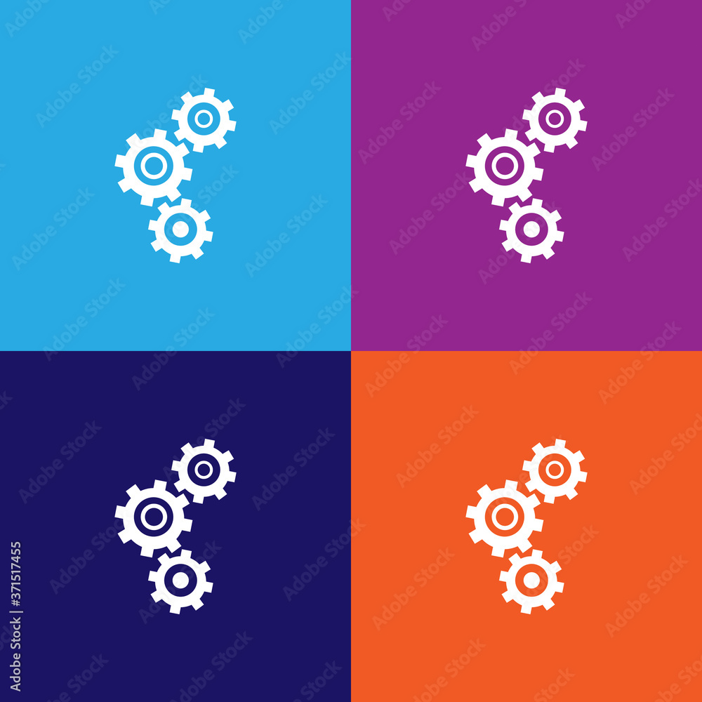 gears outline icon. Elements of car repair illustration icon. Signs and ...