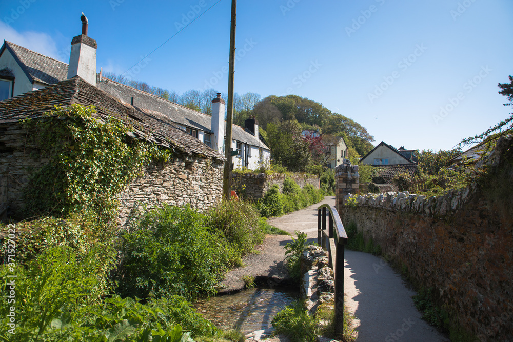 Views of the picturesque village of Lee and Lee Bay, Near Ilfracombe ...