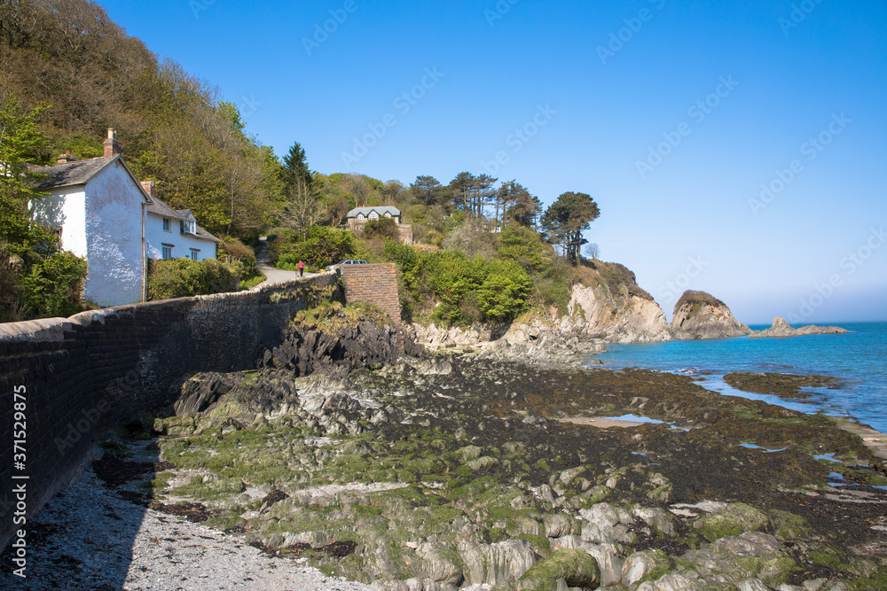 Views of the picturesque village of Lee and Lee Bay, Near Ilfracombe ...