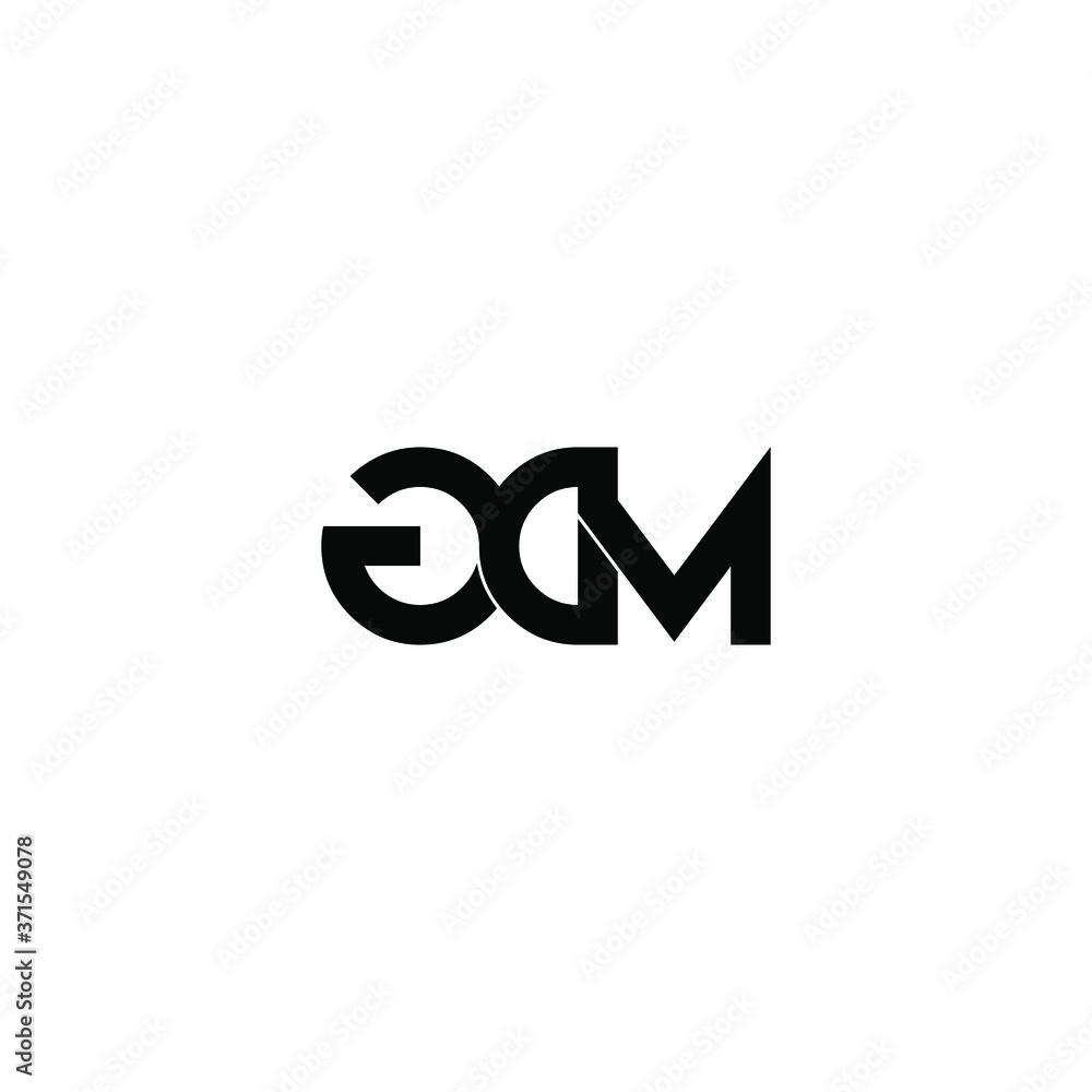 gdm letter original monogram logo design Stock Vector | Adobe Stock