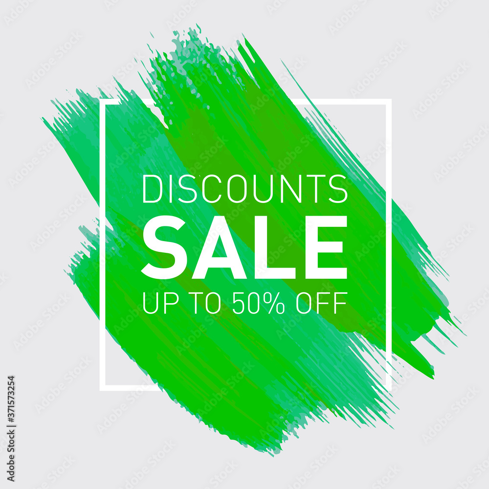 Discounts Sale Up to 50% off Logo Design Concept, Banner Template, Icon ...