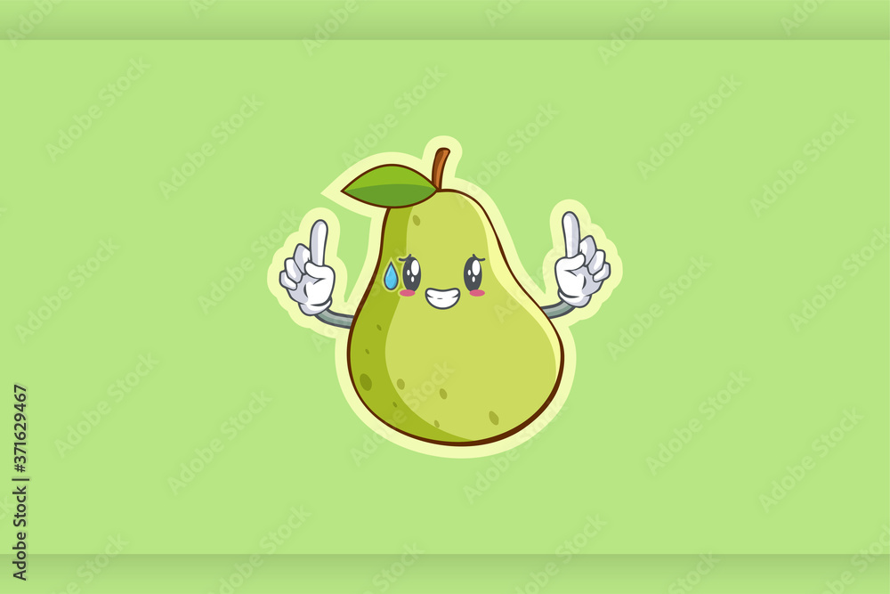 NERVOUS, PHEW, DISAPPOINTED, RELIEVED Face Emotion. Double Forefinger ...