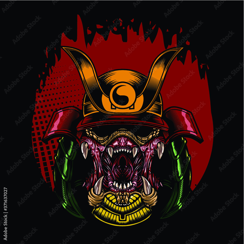 ronin predator Stock Vector | Adobe Stock
