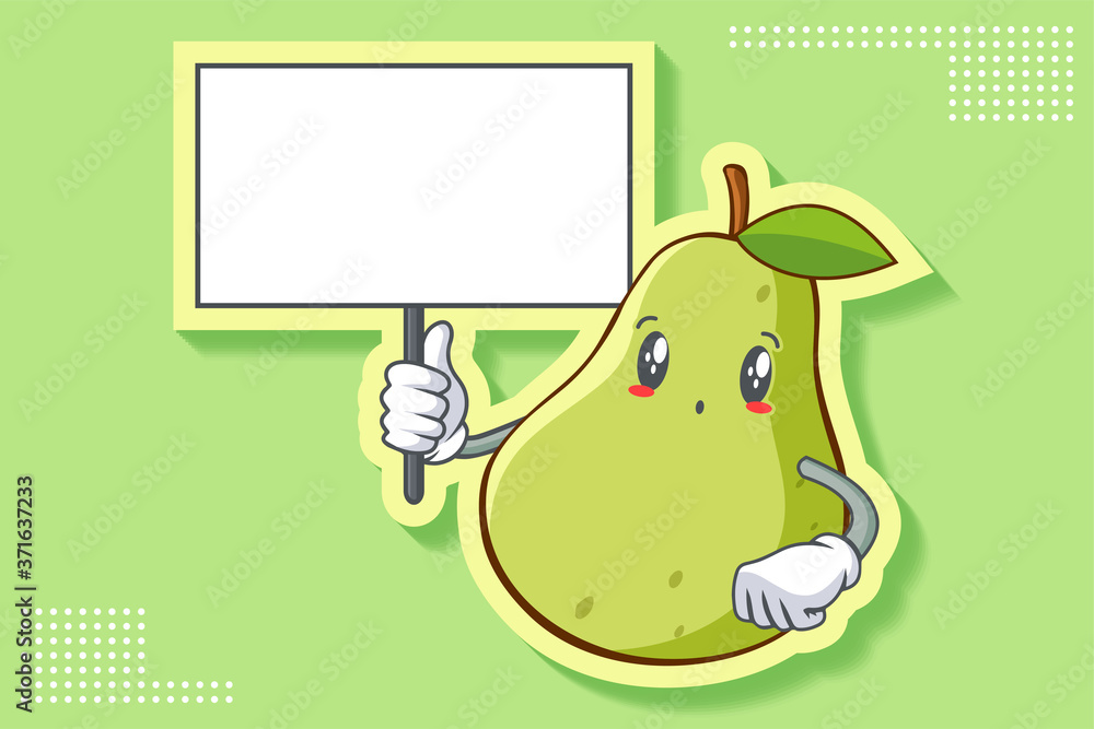 UH , OH, GASP Face Emotion. Holding Whiteboard Hand Gesture. Green Pear ...
