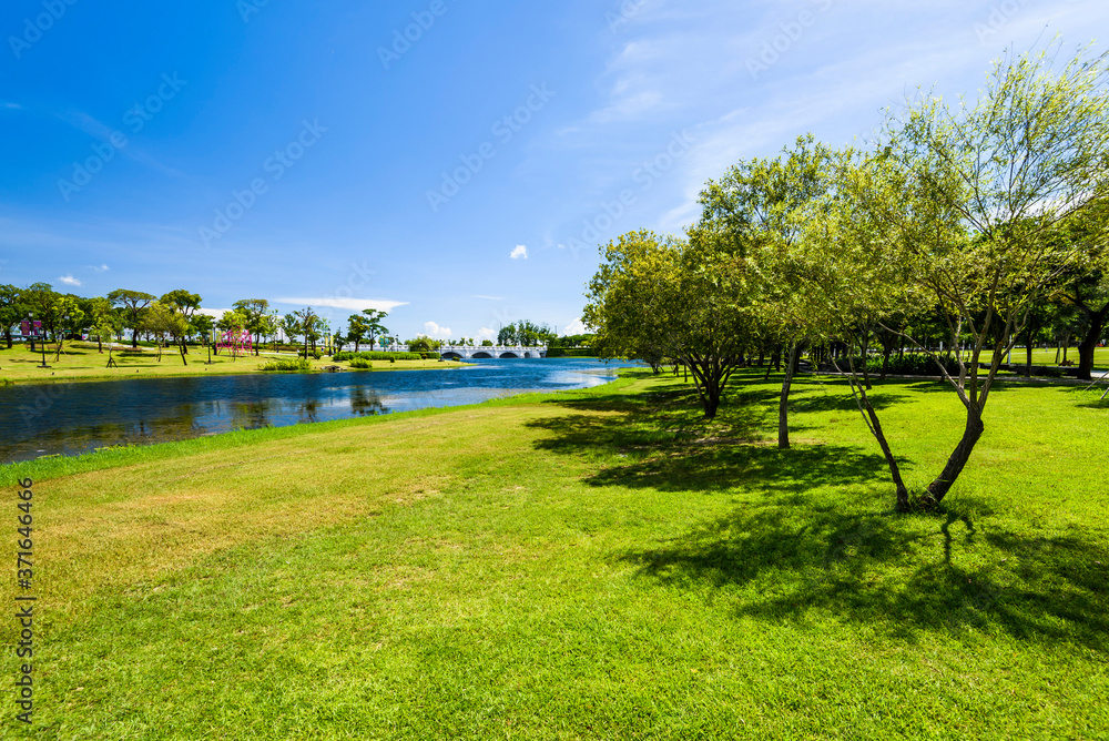Beautiful Tainan Metropolitan Park in Taiwan. is a free open outdoor ...
