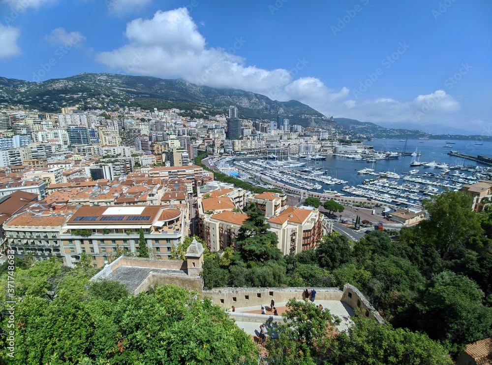 Monaco, principauté et capitale de la richesse, place du casino de ...