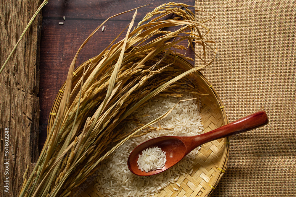 bamboo wicker for use with paddy and milled rice, popular in Southeast ...