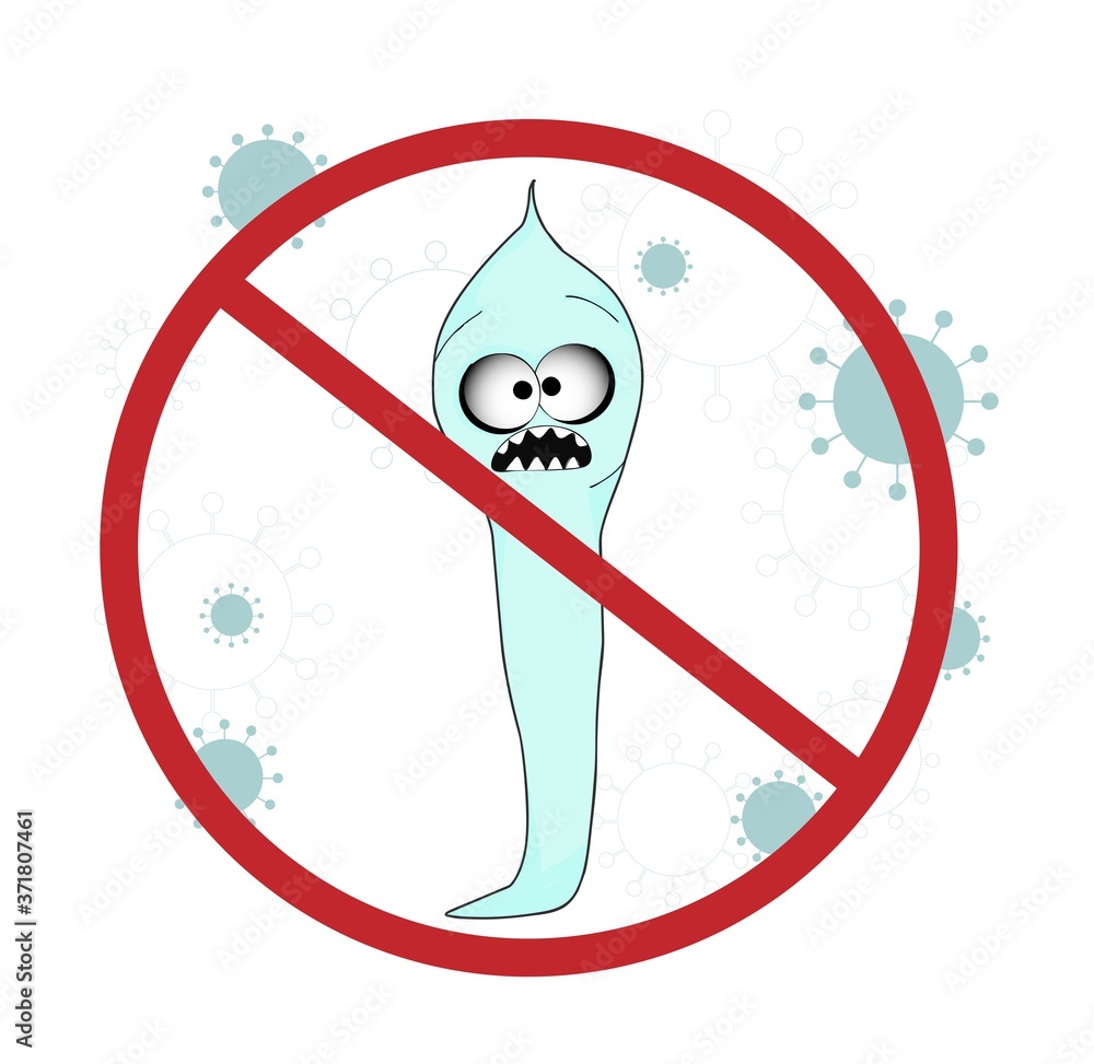 helminths, roundworms. intestinal parasites. warning sign parasitism ...