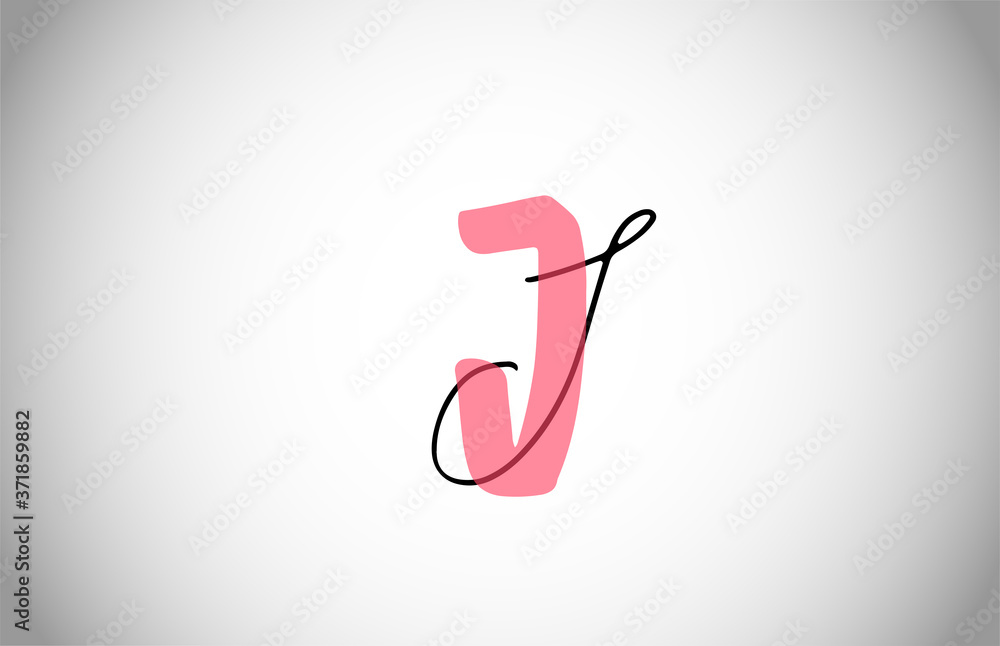 J JJ alphabet logo icon. Two types of letter design for business and ...