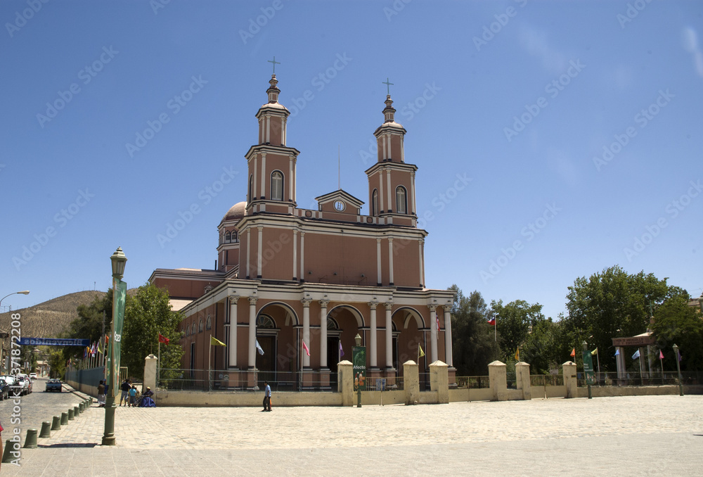 Catedral de Andacollo Región de Coquimbo Chile Sudamerica Stock Photo ...