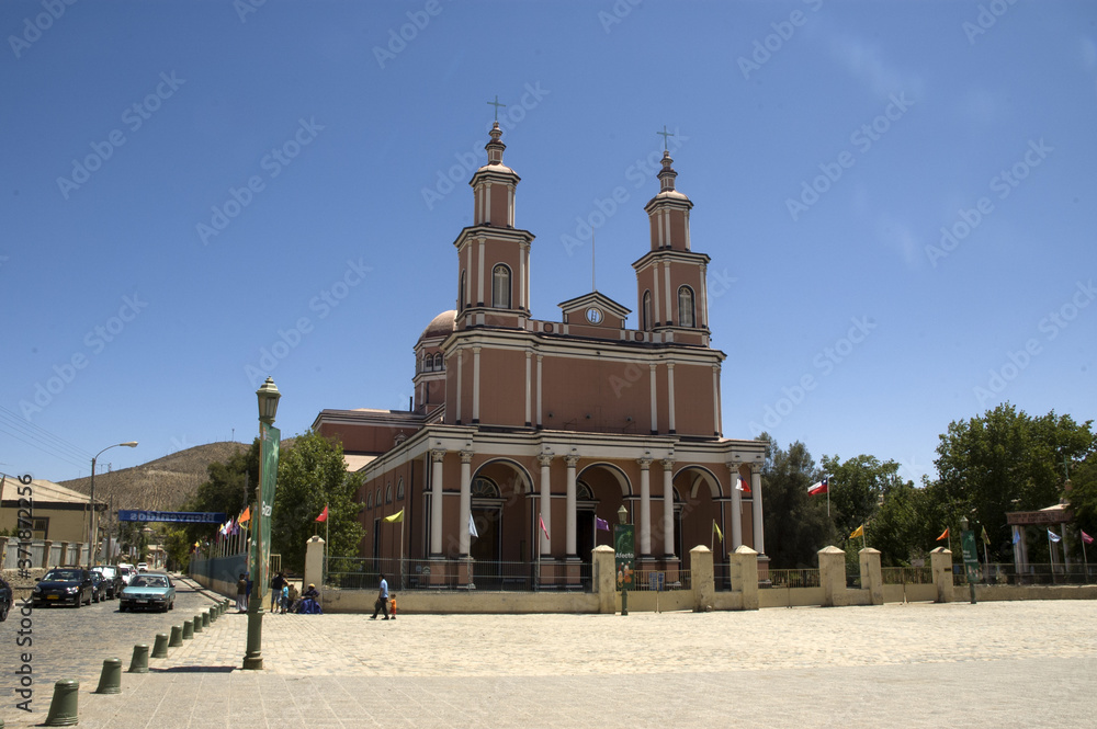 Catedral de Andacollo Región de Coquimbo Chile Sudamerica Stock Photo ...