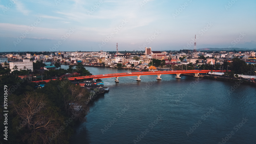 Red rice river bridge in Surat city Red rice river bridge in Surat city ...