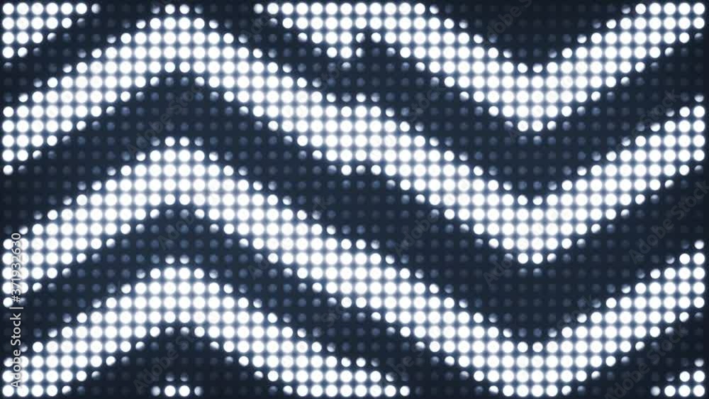 Colorful VJ Loop LED Back Wall Light Bulb. Glowing Lamp Background ...