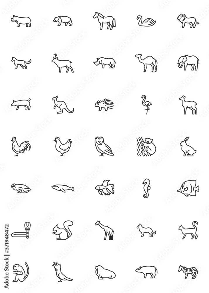 Text Symbols Animals