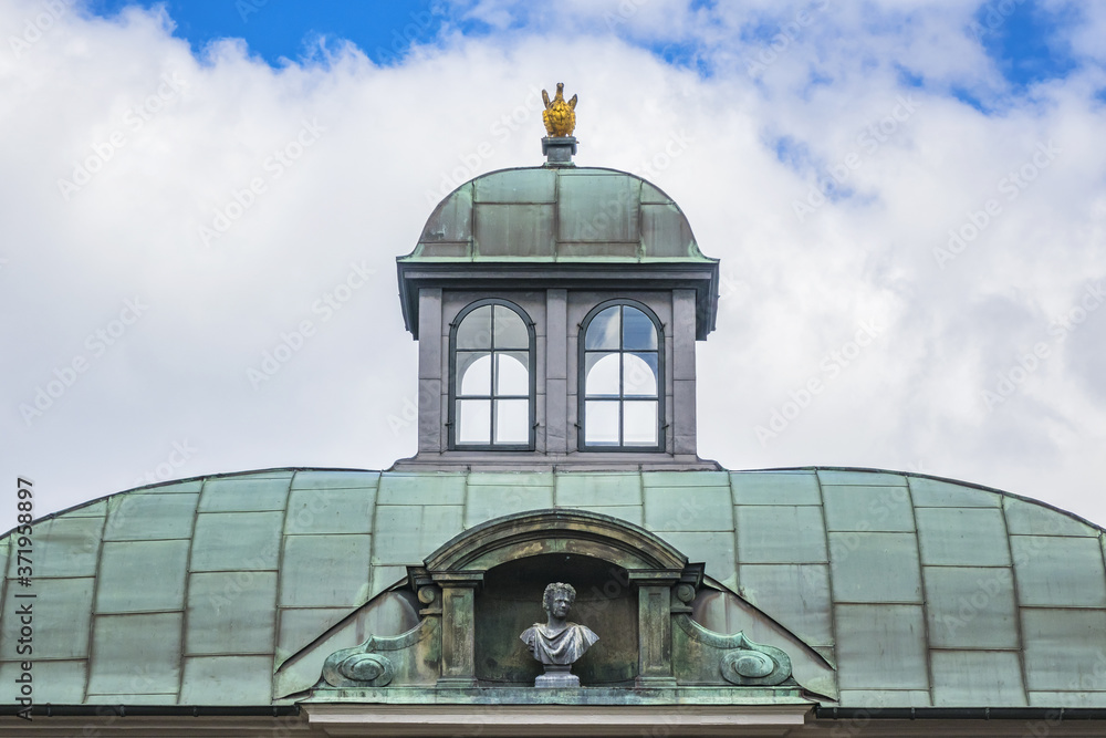 External View of Charlottenborg. Architectural fragments. Kunsthal ...