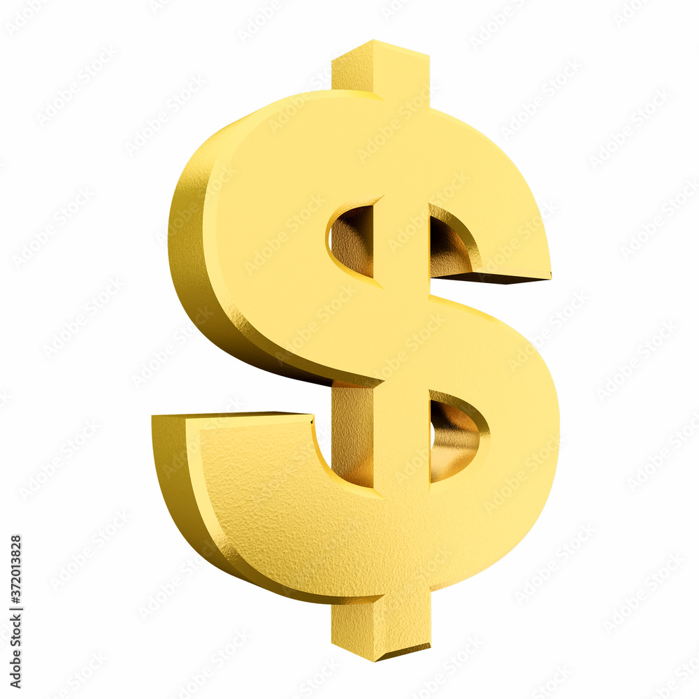 golden dollar sign Stock Illustration | Adobe Stock