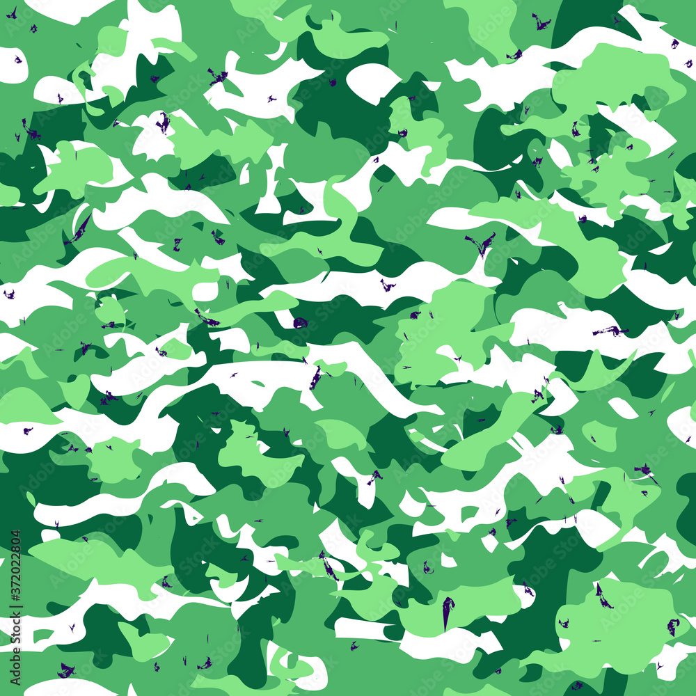 Vector seamless camo flecks tiger army fatigue pattern design Stock ...