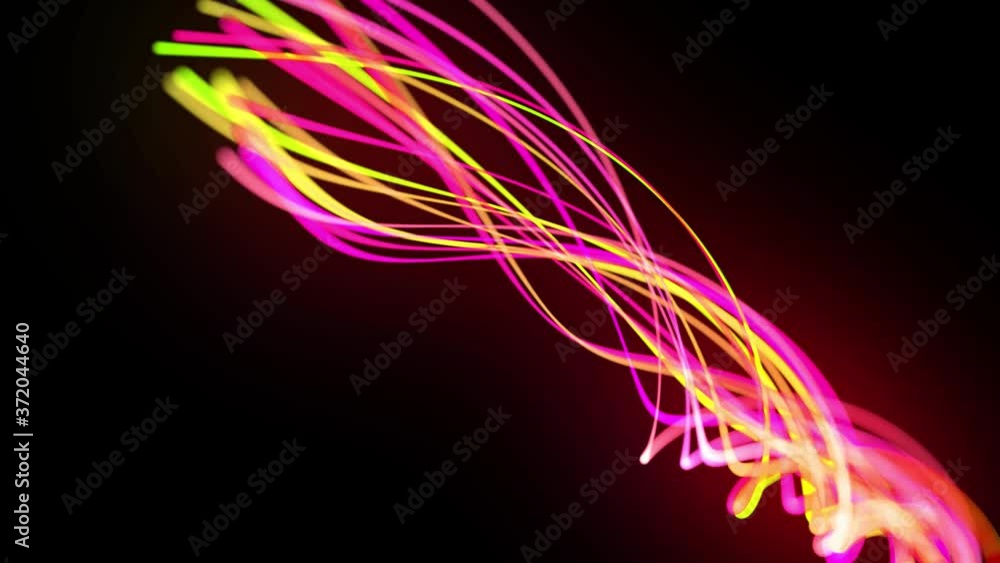 Light flow bg in 4k. Abstract looped background with light trails ...