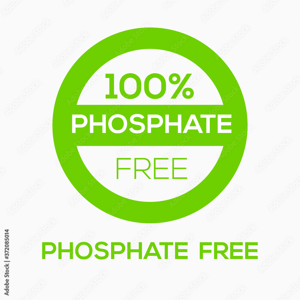 (Phosphate free) label sign, vector illustration. Stock Vector | Adobe ...