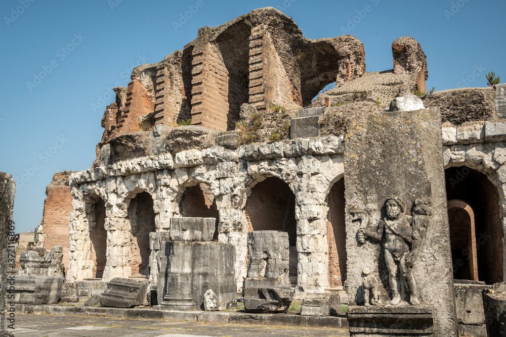 The Amphitheatre of Capua in the Italian region of Campania was ...