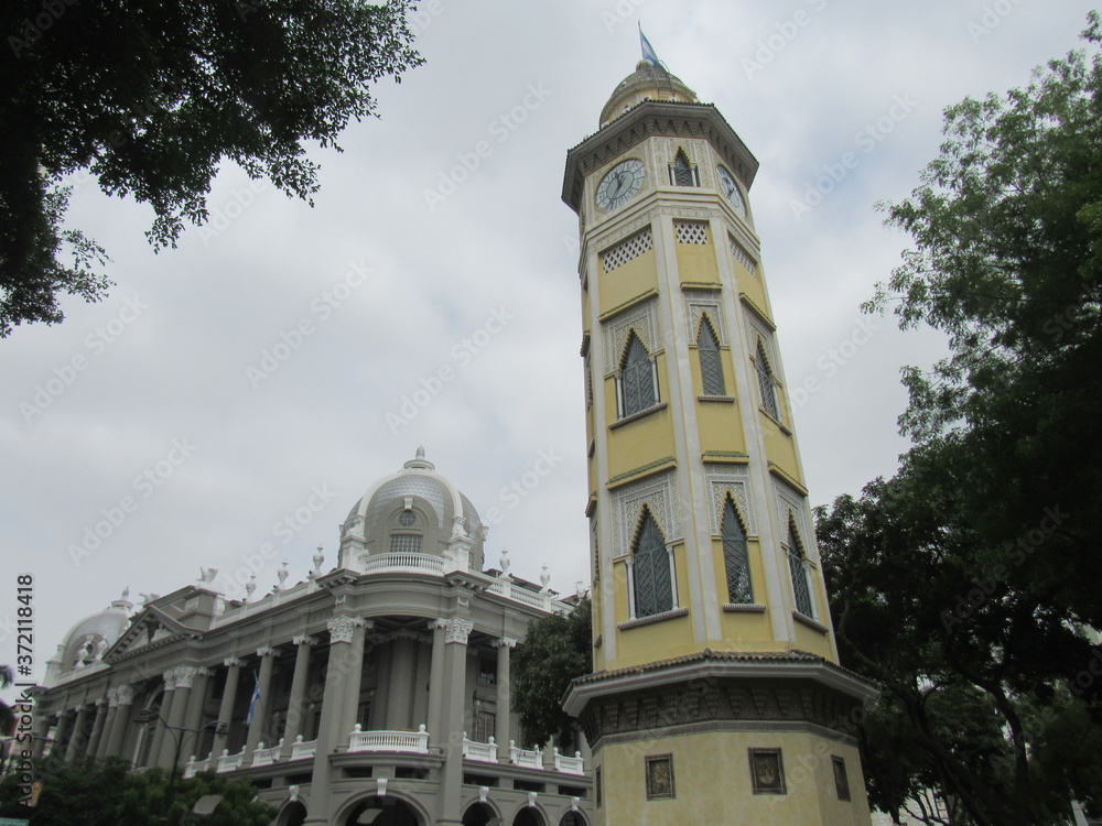 GUAYAQUIL, ECUADOR. TORRE MORISCA. MORISCA TOWER Stock Photo | Adobe Stock