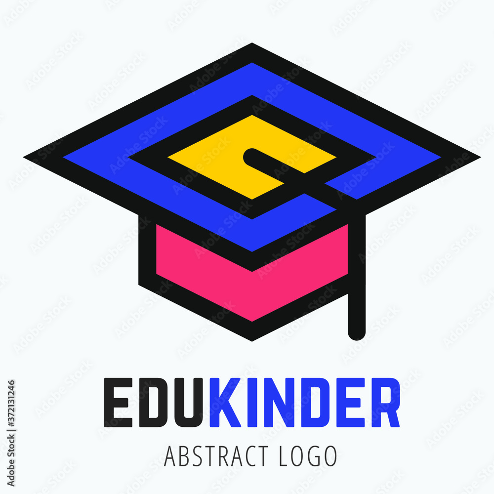 EDUKINDER Vector Logo Design for Icon, Symbol, Product, Business ...