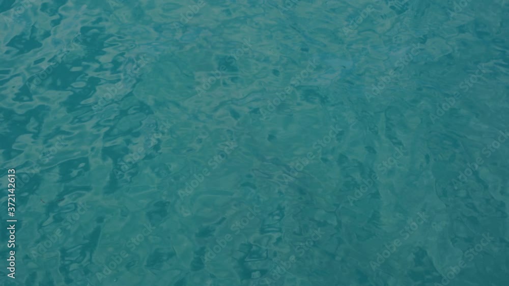 Sea texture with turquoise vibrant water background waving liquid ...
