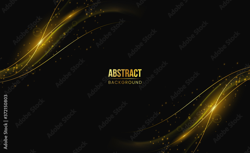 Modern professional black golden luxury vector Abstract background ...