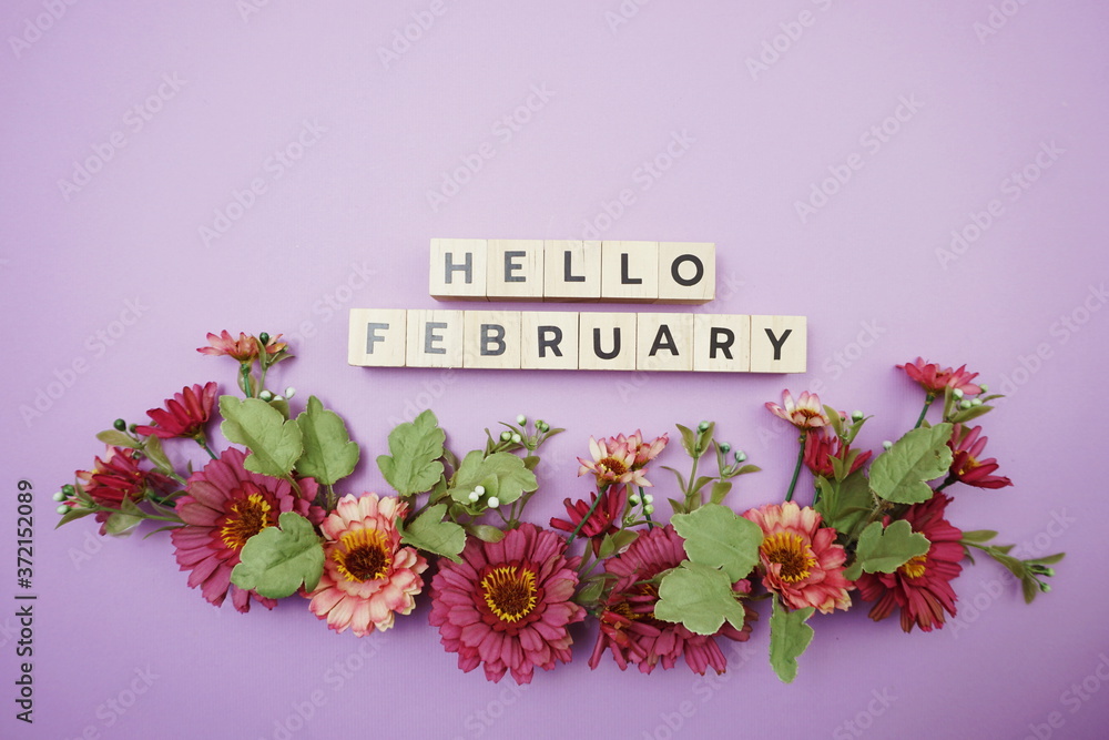 February Flowers Wallpaper