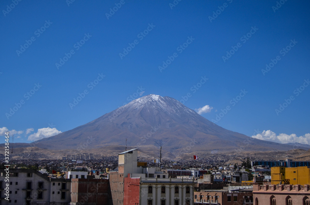 El Misti volcano in Arequipa, Peru. Stock Photo | Adobe Stock