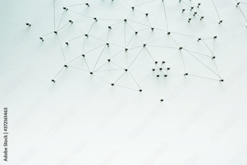 Linking entities. Monotone. Flat lay. Networking, social media, SNS ... Linking entities. Monotone. Flat lay. Networking, social media, SNS ...