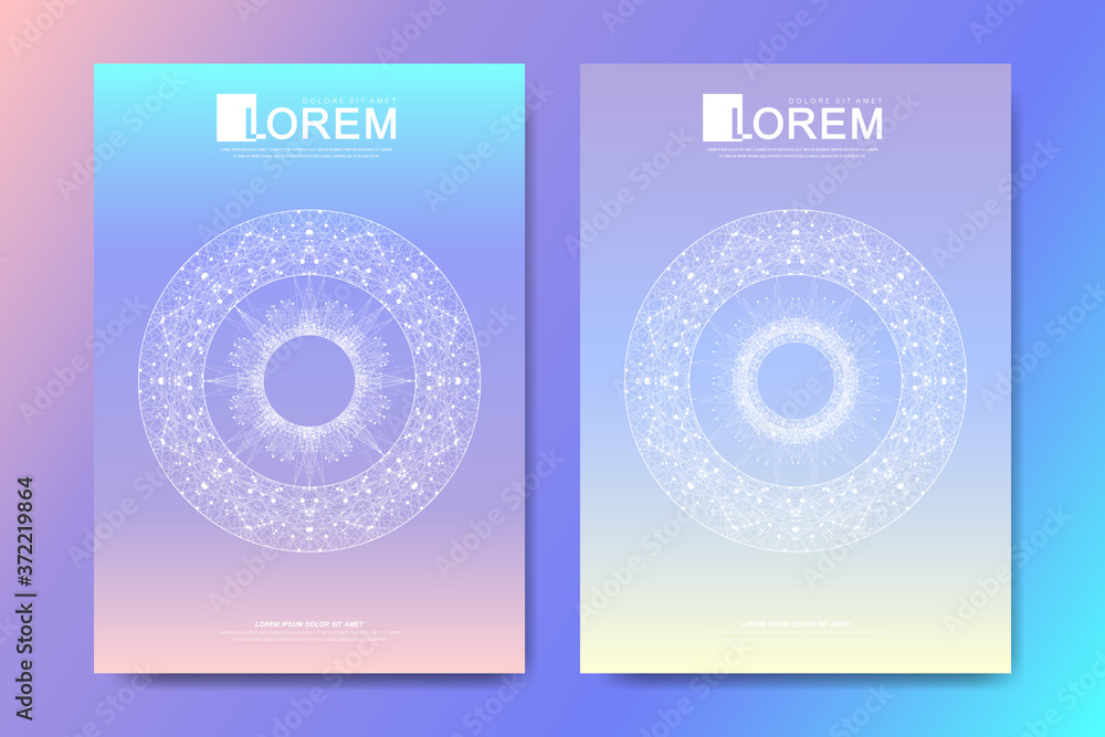 Modern Health care cover template design for a report and medical ...