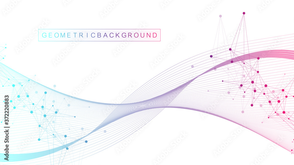 Big Genomic Data Visualization. DNA helix, DNA strand, DNA Test. CRISPR ...