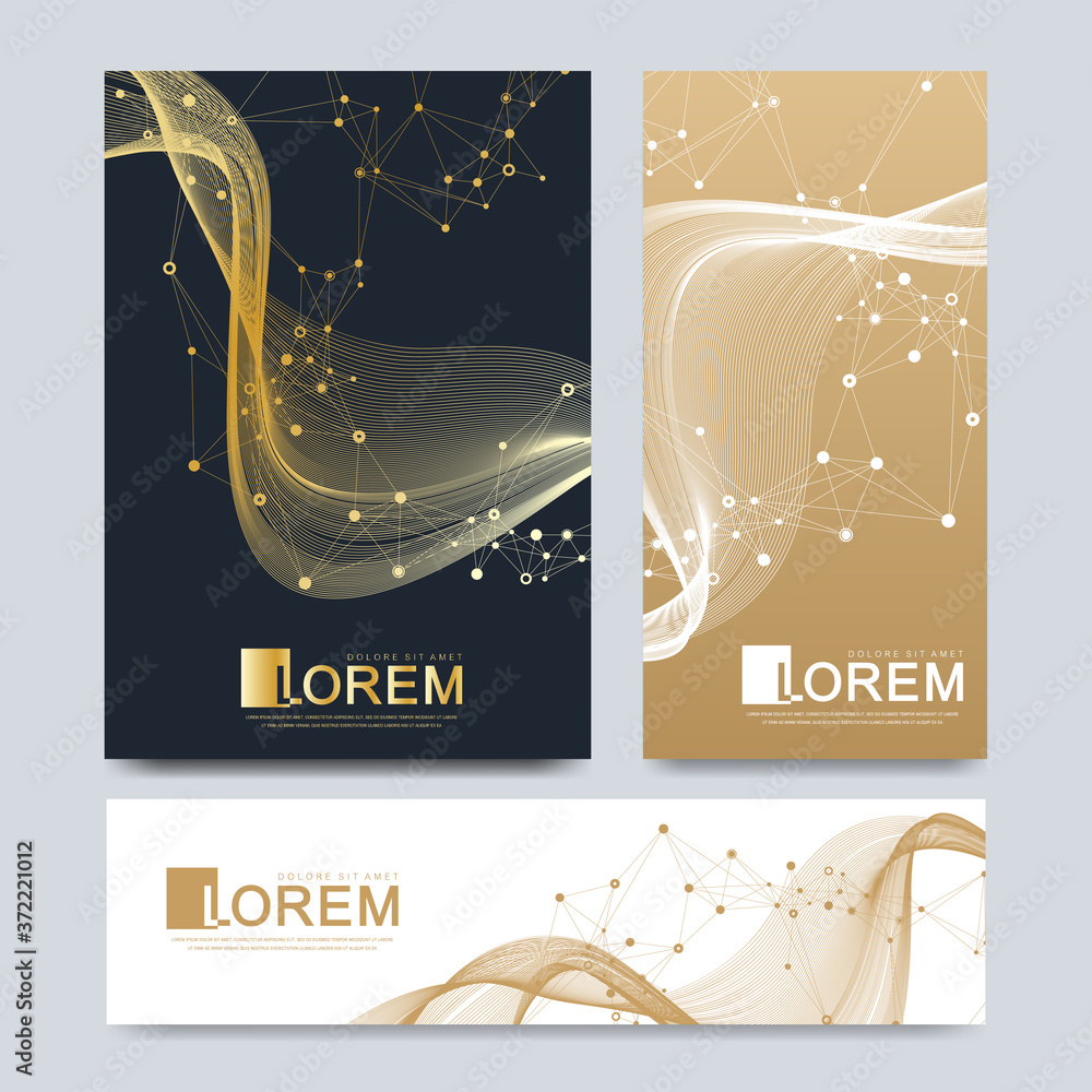 Modern vector template for brochure, Leaflet, flyer, advert, cover ...