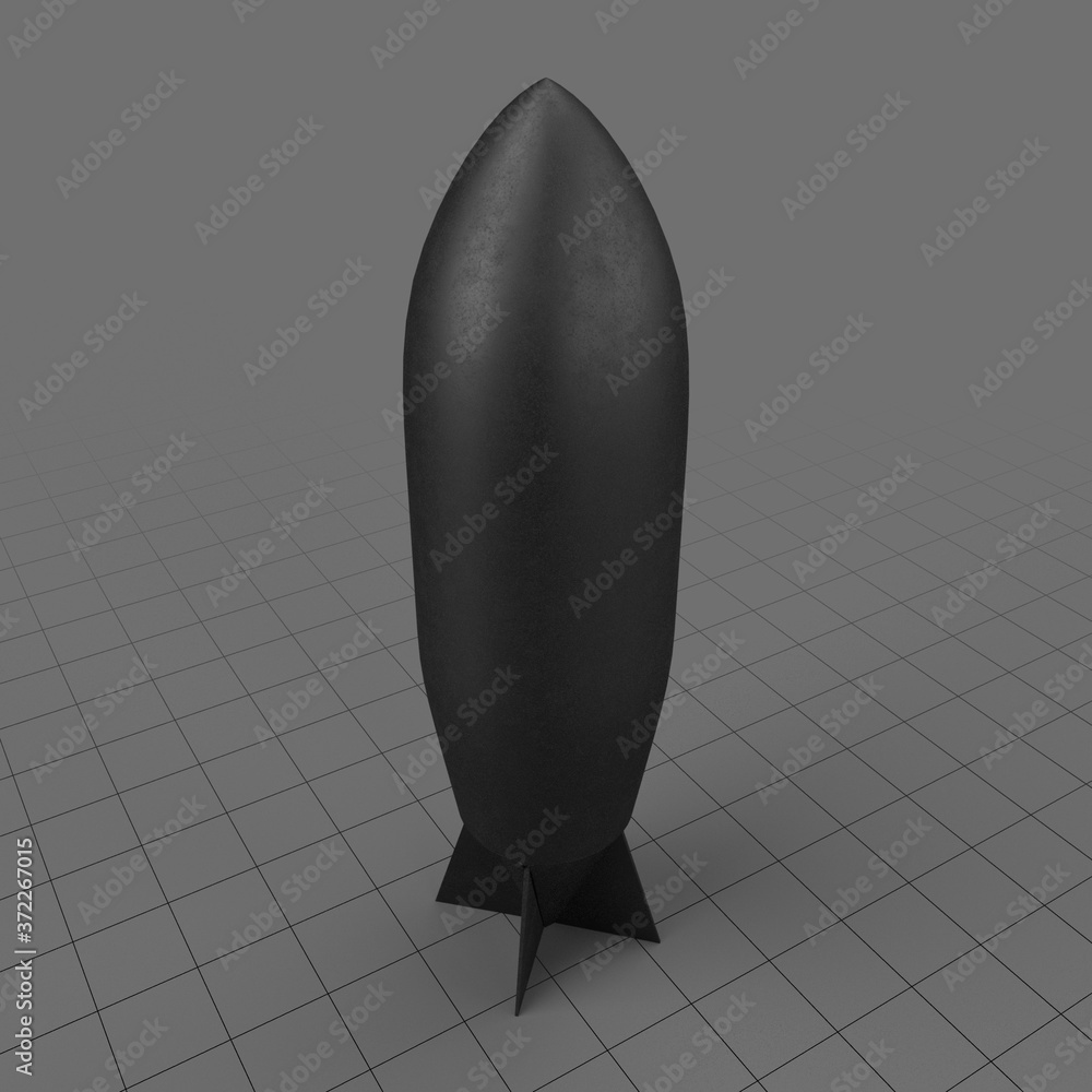 Lazy dog bomb Stock 3D asset | Adobe Stock