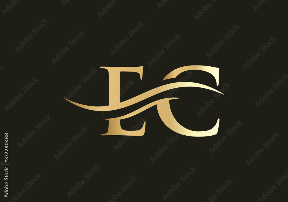 Premium Vector EC Logo. Beautiful Logotype for luxury branding. Elegant ...