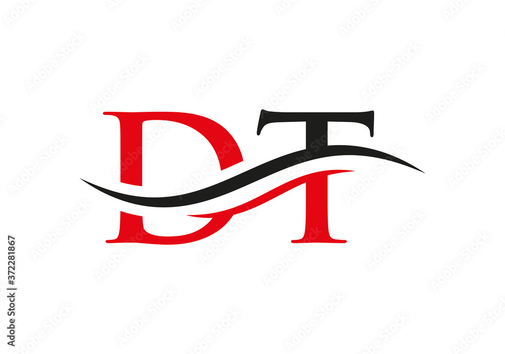 DT Logo for business and company identity. Creative Letter DT Logo ...