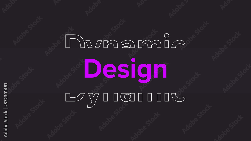 Dynamic Bold Outline Opener Stock Template | Adobe Stock
