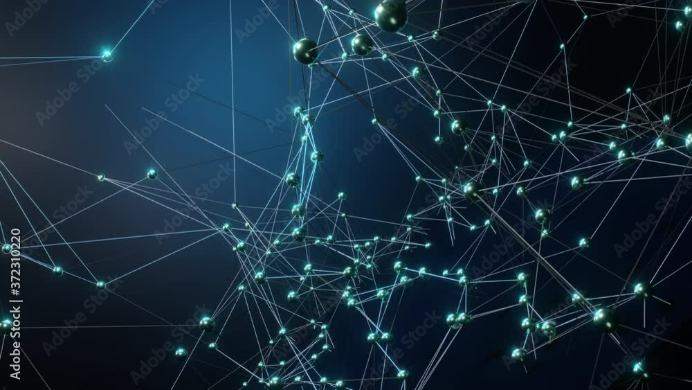3D Animation of Data evolution of interacting network nodes in the ...