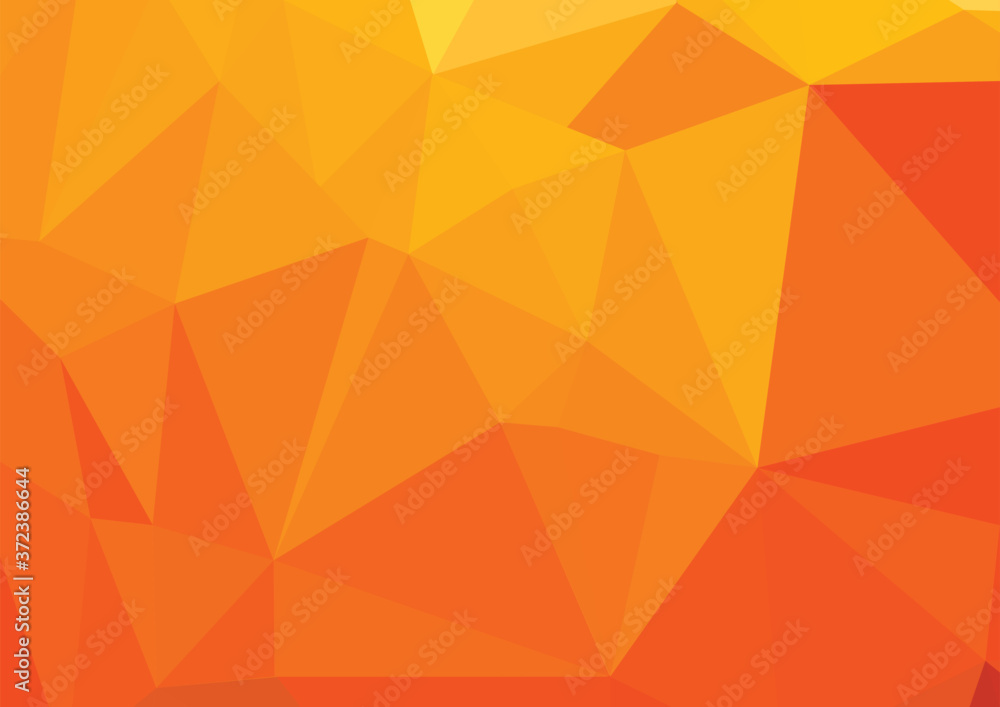 Orange triangle background Stock Vector | Adobe Stock