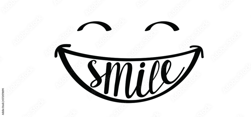 Big Teeth Smile Cartoon