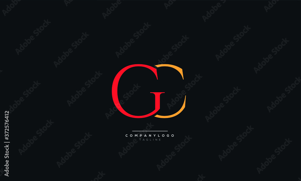 Letter GC Business Logo Design Alphabet Icon Vector Symbol Stock Vector ...