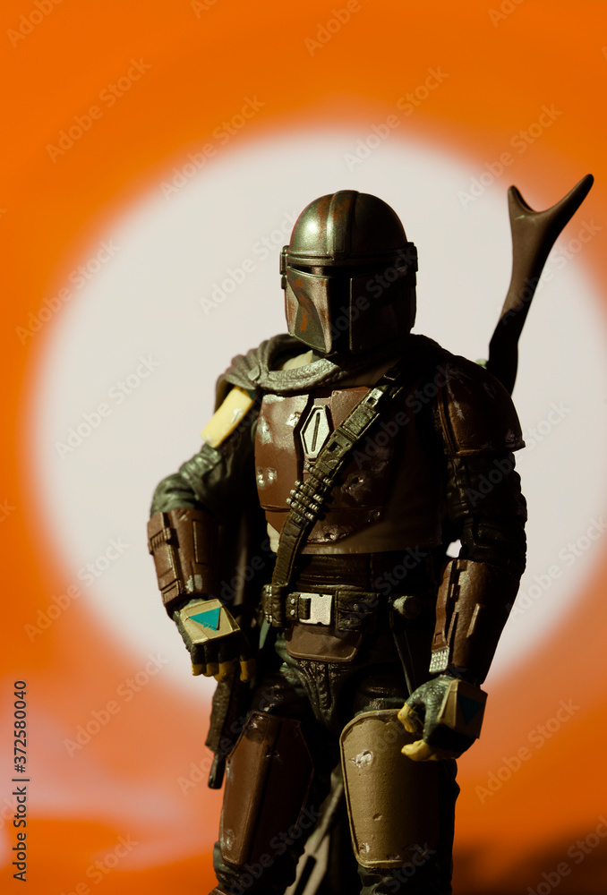 NEW YORK USA, APRIL 14 2020: Recreation of a scene from Star Wars The ...
