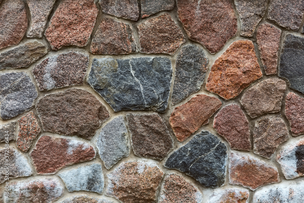 Natural stone wall materials in classic building patterns, texture ...