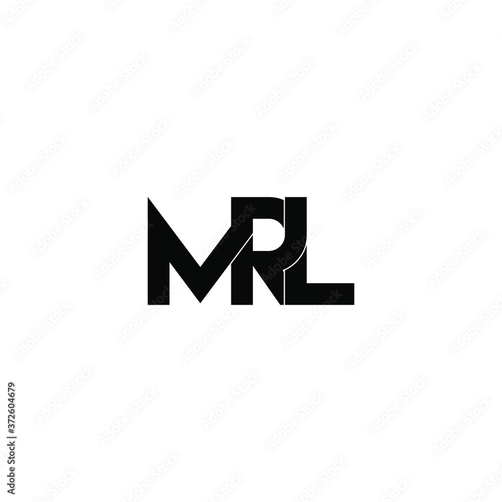 mrl letter original monogram logo design Stock Vector | Adobe Stock