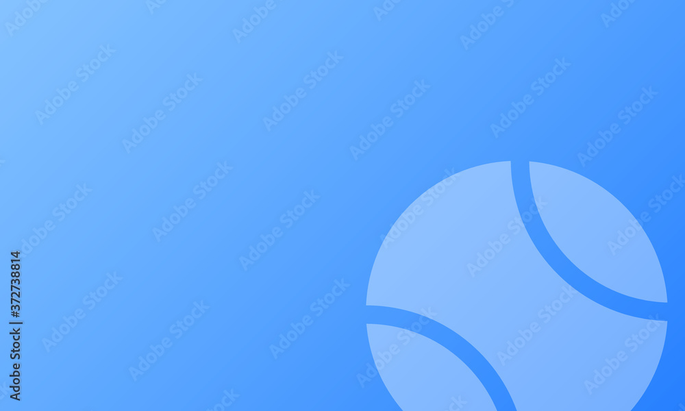 Tennis background. Simple template for sports poster, banner, flyer ...