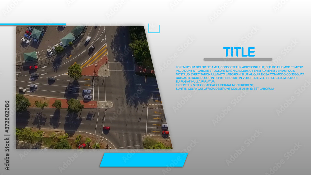 Corporate Sliding Presentation Titles Stock Template | Adobe Stock